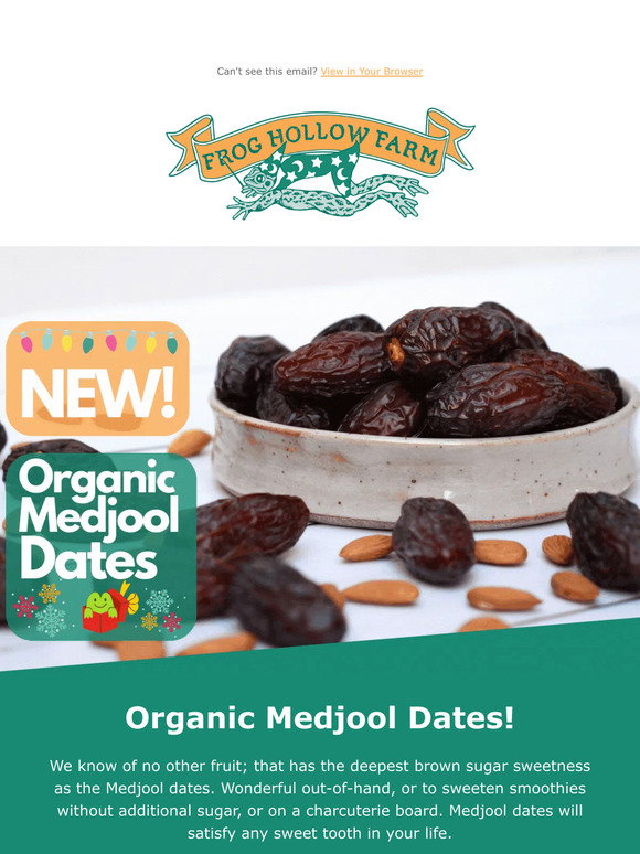 Frog Hollow Farm: Organic Medjool Dates! NEW! 🤩 | Milled