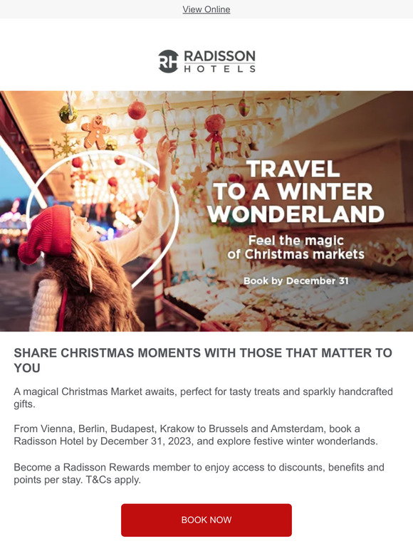 Radisson Blu: Sparkly Christmas Markets: Feel the Season’s Magic | Milled