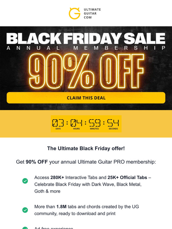Ultimate Guitar Originals: 💥 Get 90% OFF UG PRO | Milled