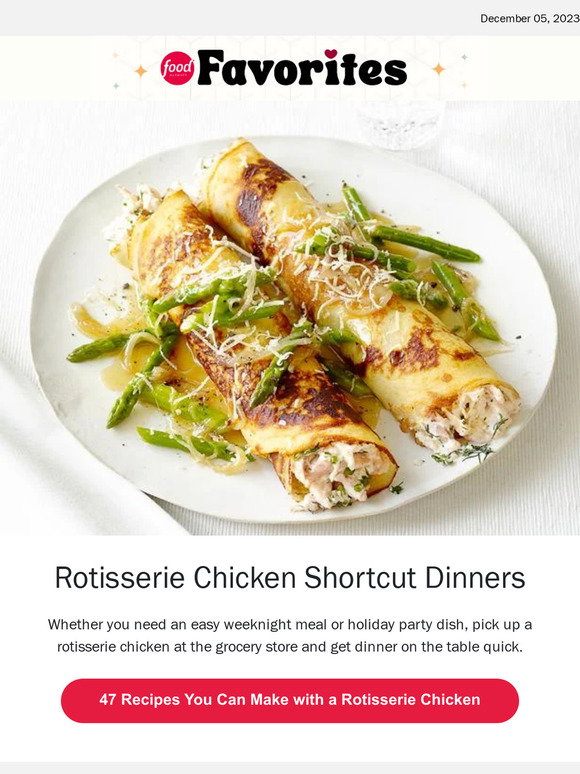 Food Network: 47 Rotisserie Chicken Dinners + Comfort Food Recipes | Milled