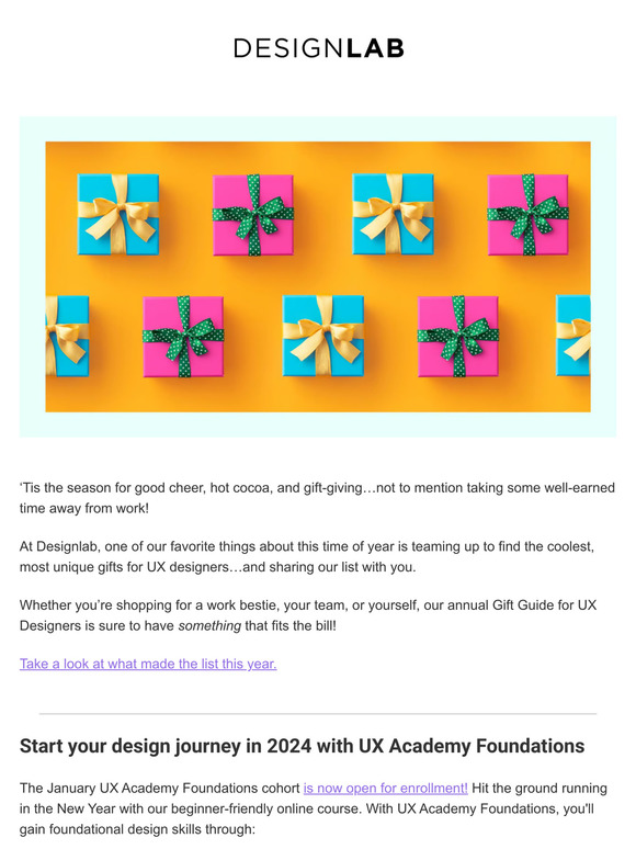 Designlab: 🎁 Best gifts for UX designers | Milled