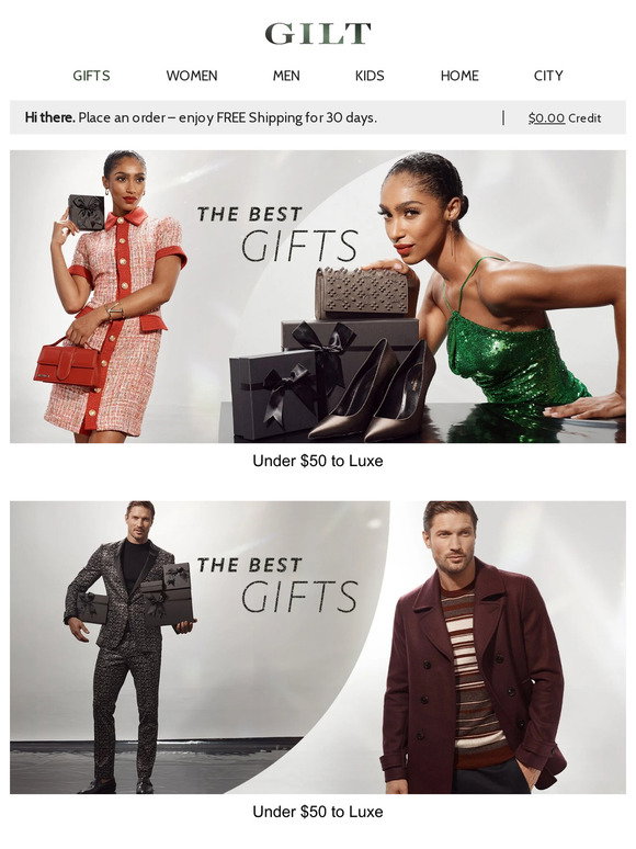 Gilt: The Best Gifts are HERE. | Milled
