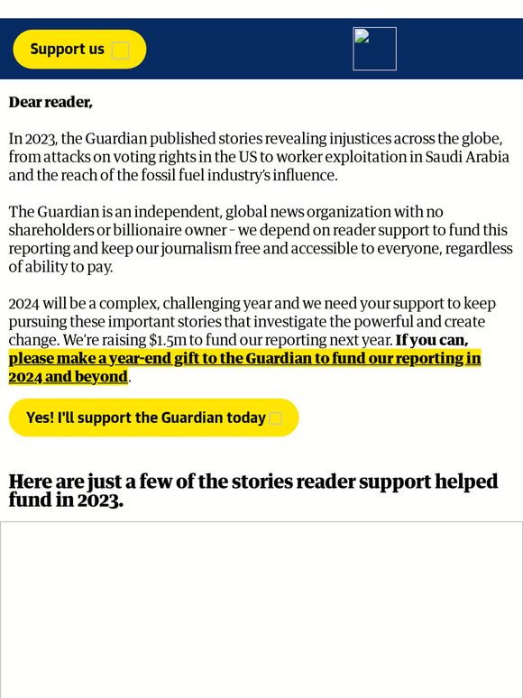 The Guardian: These stories wouldn’t have happened without reader ...