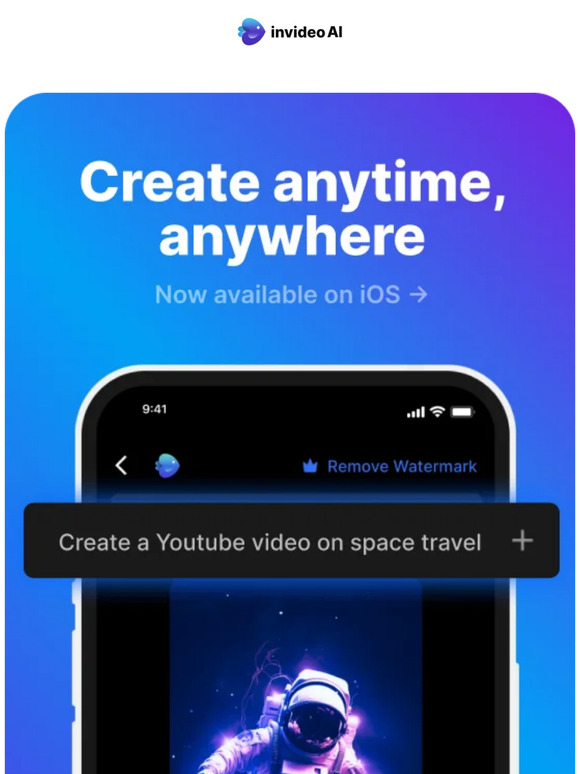 InVideo: Introducing iOS app 📱🌟 Create anytime, anywhere | Milled