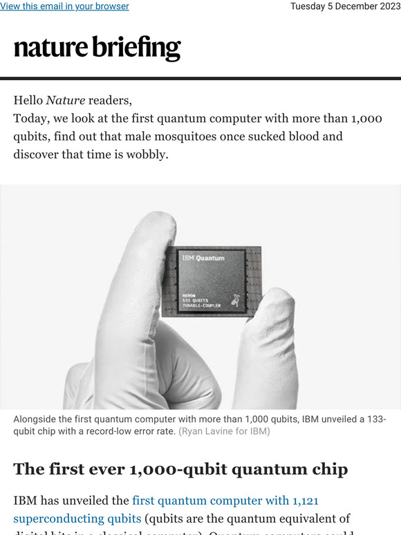 Nature: First 1,000-qubit quantum chip released | Milled