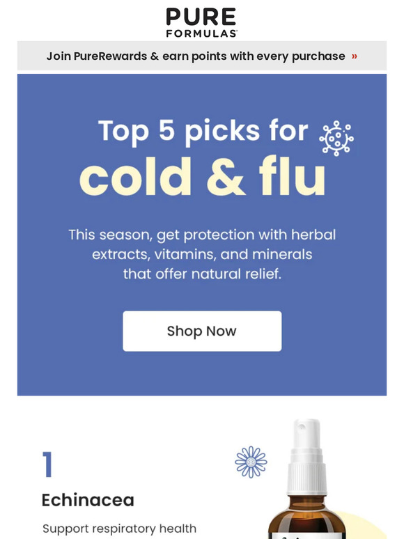 PureFormulas: Top 5 picks for cold & flu | Milled