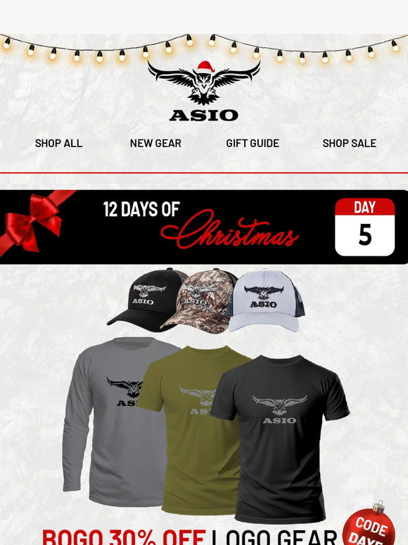 ASIO Gear: Logo BOGO: Buy One, Get One 30% Off! | Milled