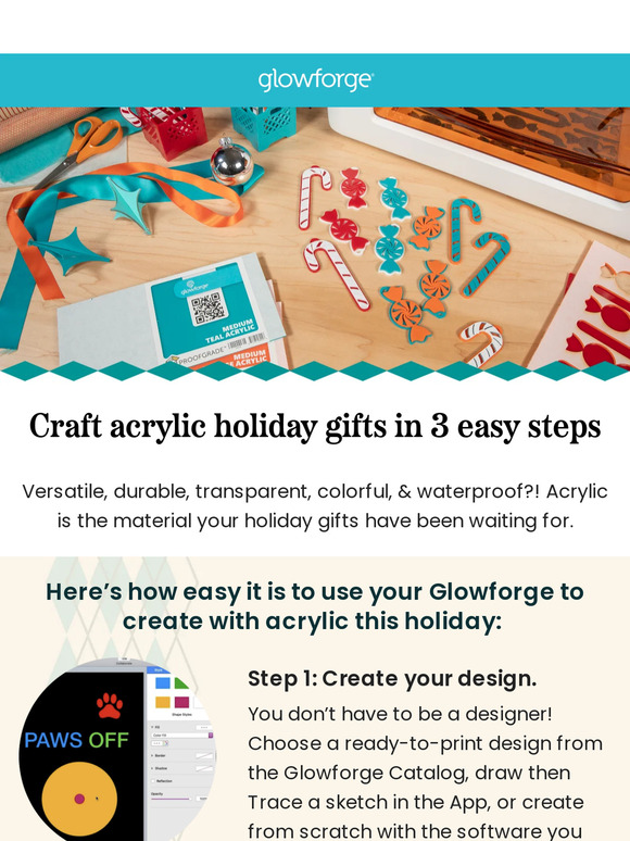 Glowforge: Creating with acrylic (and Glowforge!) | Milled