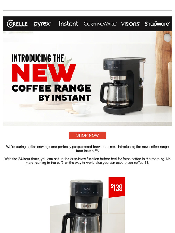 Corelle: New Instant™ Coffee Collection | Milled