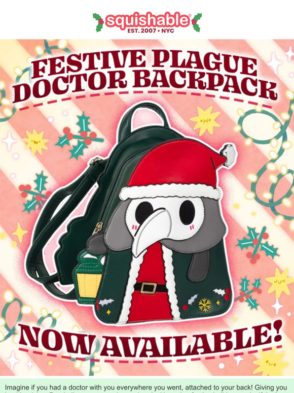 Squishable: Is your back boring? I prescribe this New Festive Plague ...