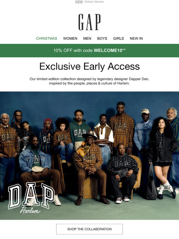 Gap: Early Access: Dapper Dan Collab | Milled