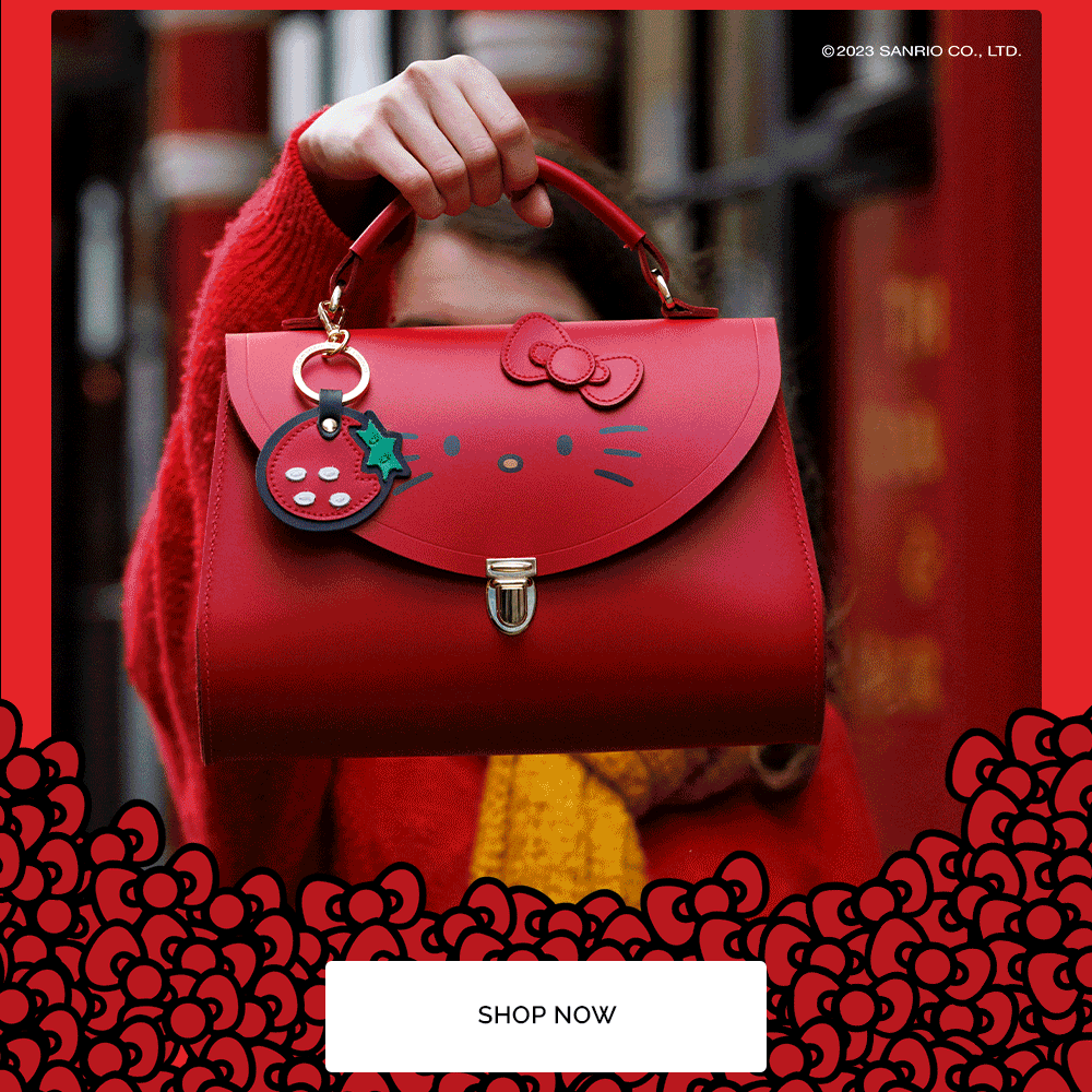 Cambridge Satchel: Now Shipping! Hello Kitty | Milled