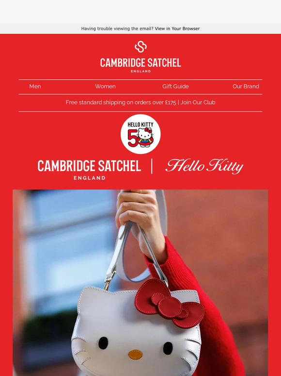 Cambridge Satchel: Now Shipping! Hello Kitty | Milled