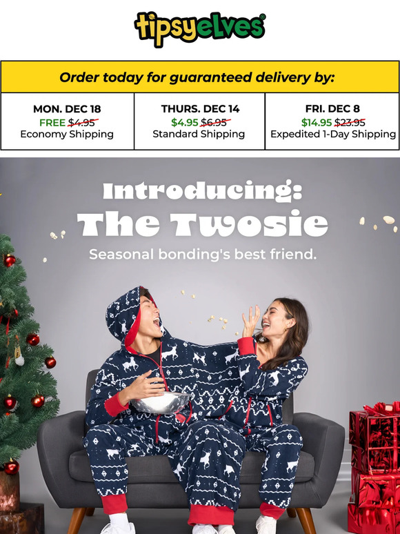 Tipsy Elves: ALL NEW - The Limited Edition TWOSIE 👯 | Milled