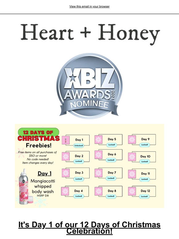 Heart + Honey: 12 Days of Freebies! | Milled