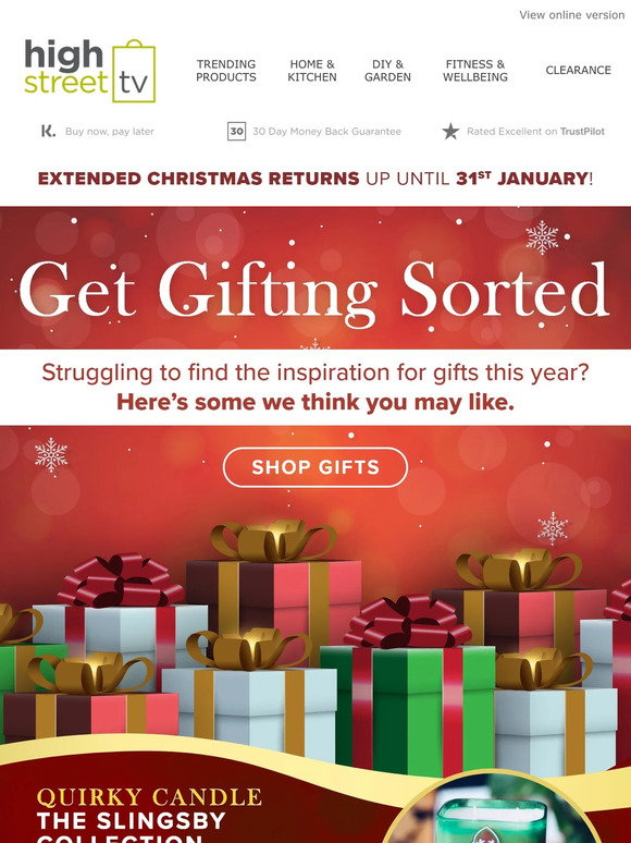 High Street TV: Hey Guest, here’s some great gift ideas for you 🎁 | Milled