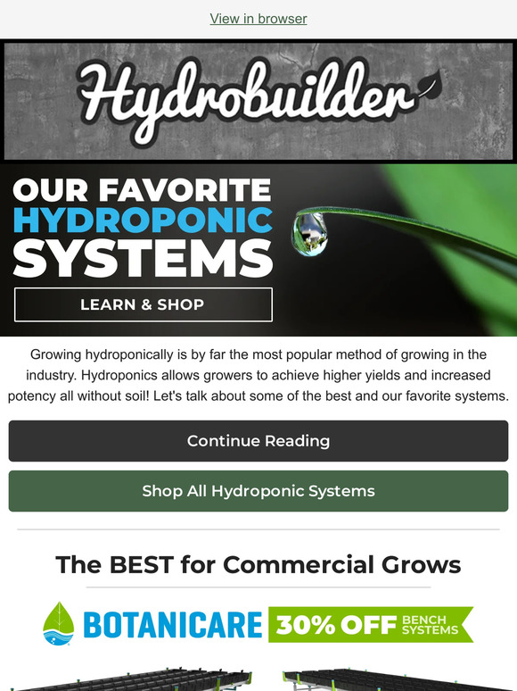 Hydrobuilder: 2023's Best Hydroponic Systems - Get Ahead! 💪 | Milled