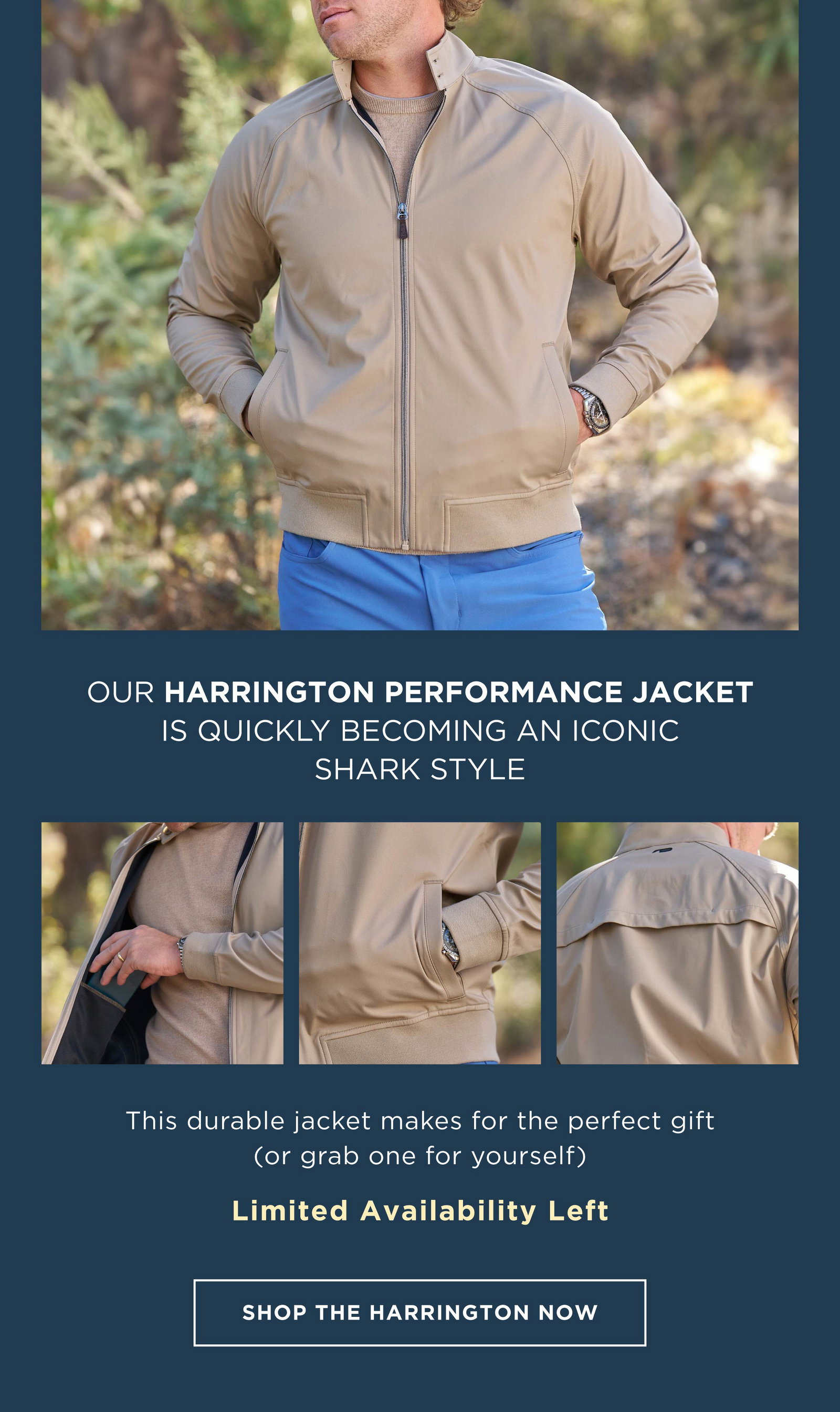 Greg Norman Collection: Gift our Harrington Jacket | Milled