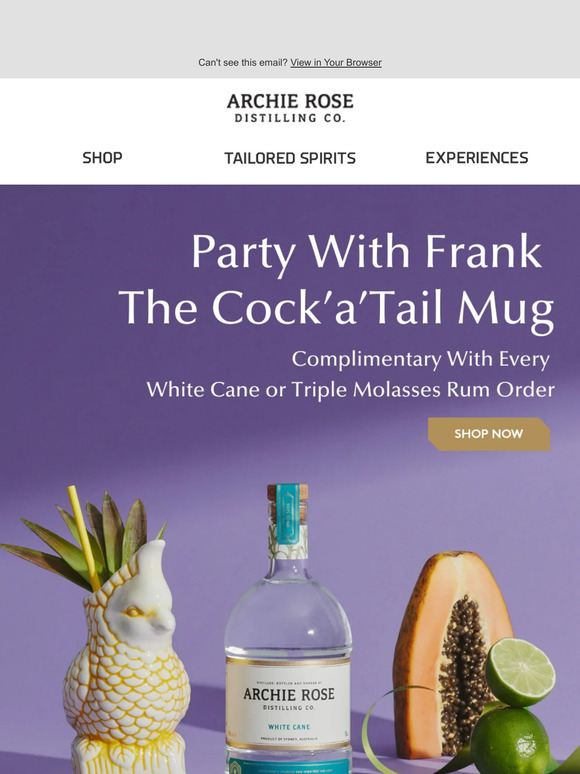 Archie Rose: Frank The Cock'a'Tail Mug Is Back | Milled