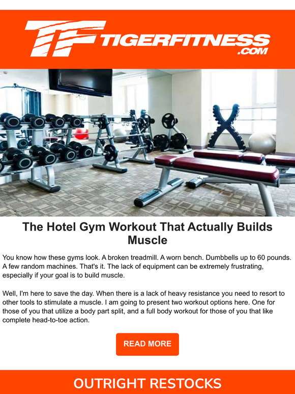Tiger Fitness: Travelling This Holiday? Here's a Hotel Gym Workout That ...