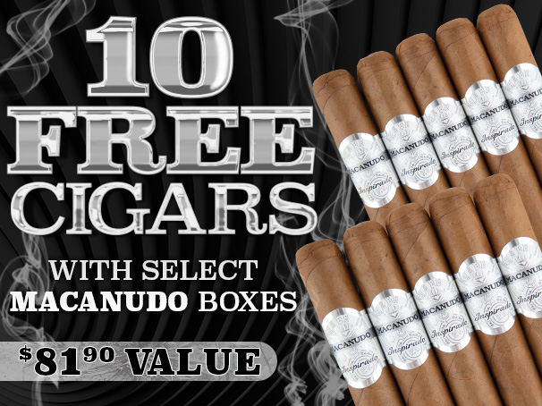 Best Cigar Prices: 🔟 10 Free Cigars with Select Macanudo Boxes | Milled