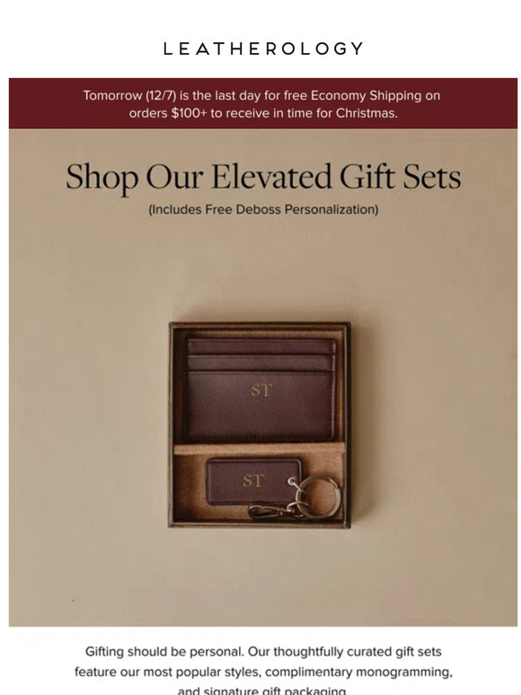 Leatherology: Gift Sets You'll be Proud to Give | Milled