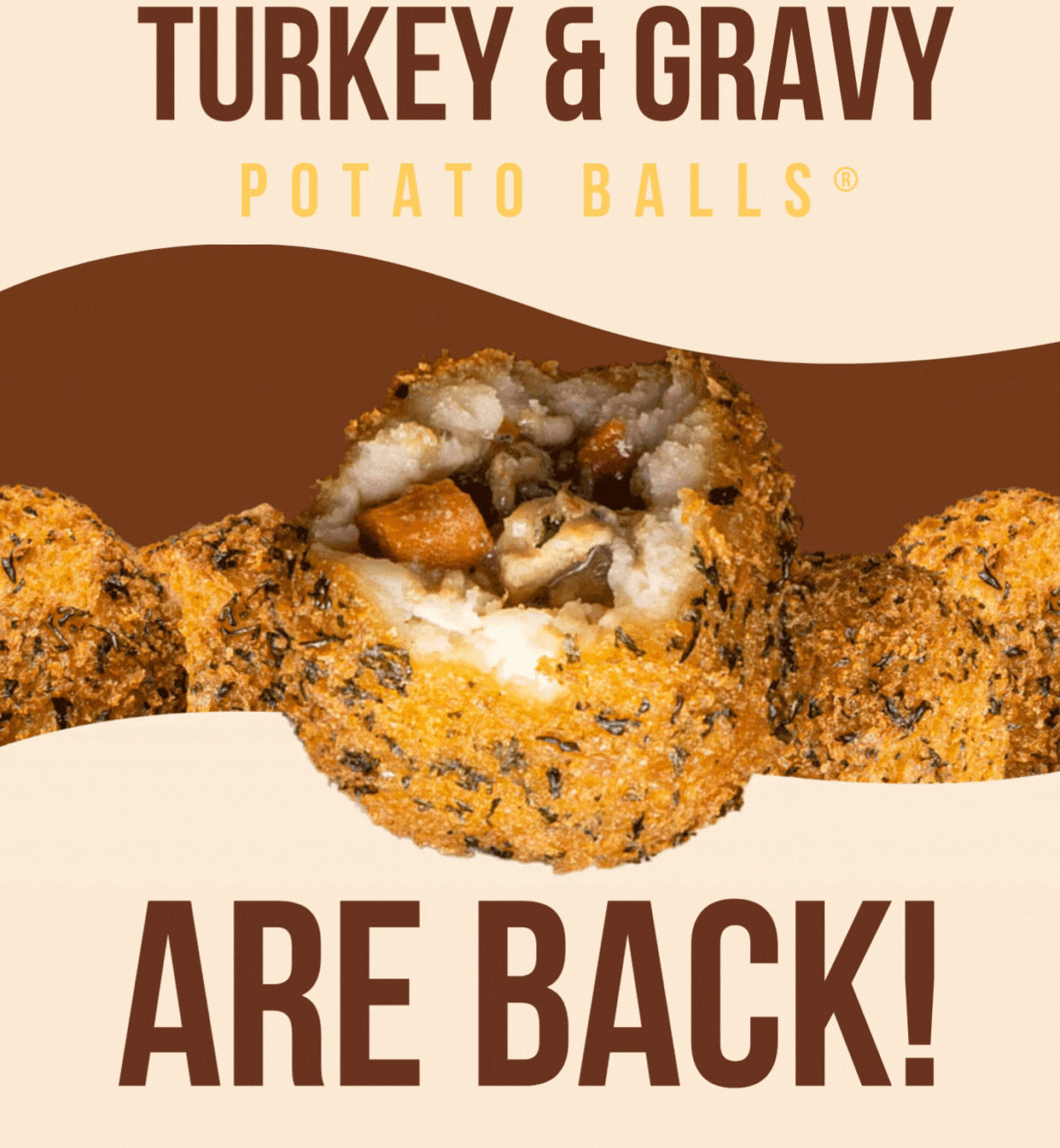 Porto's Bakery: Turkey & Gravy Potato Ball® is BACK! | Milled