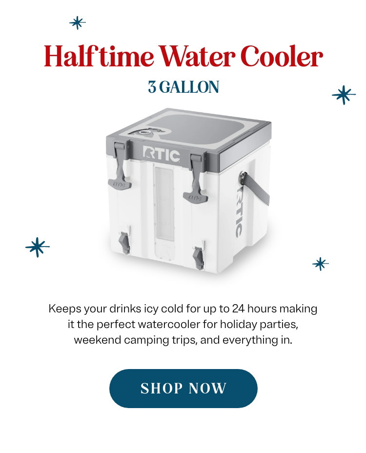 RTIC: Back in Stock: 3 Gallon Halftime Water Cooler | Milled