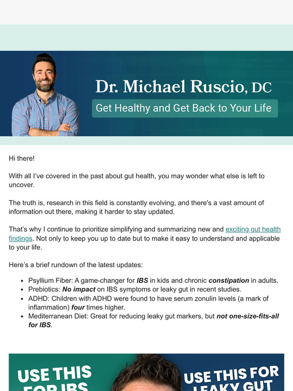 Dr. Michael Ruscio: New findings for gut health | Milled