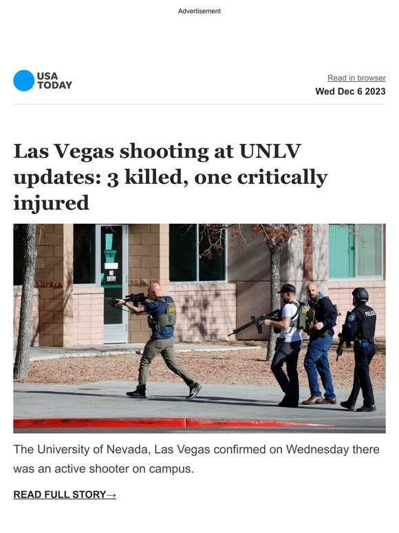 USA TODAY: Breaking: At least 3 victims dead in mass shooting on campus ...