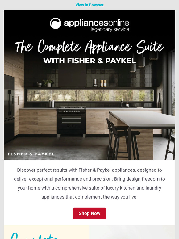 Appliances Online: Fisher & Paykel Appliances - Precision Meets Design ...