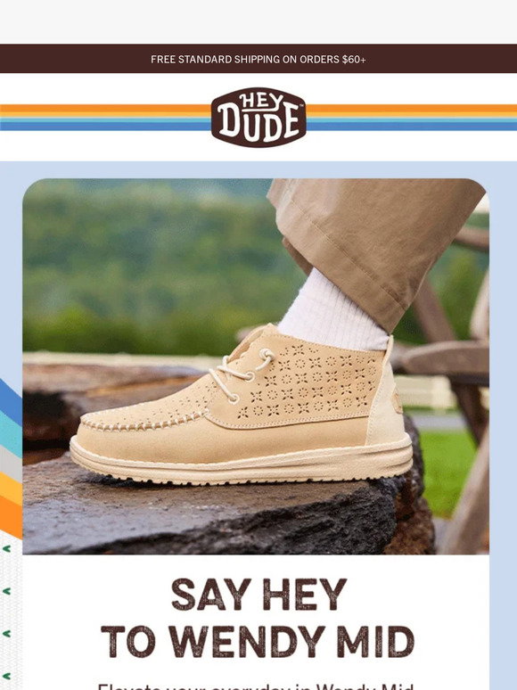 Hey Dude: New + Noteworthy: Wendy Mid | Milled