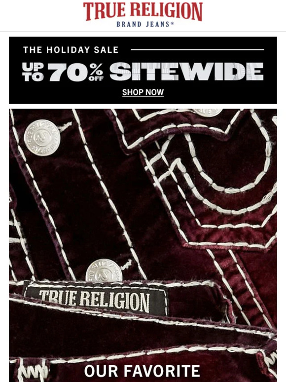 True Religion: NEW IN: HOLIDAY TEXTURES 🧵 | Milled