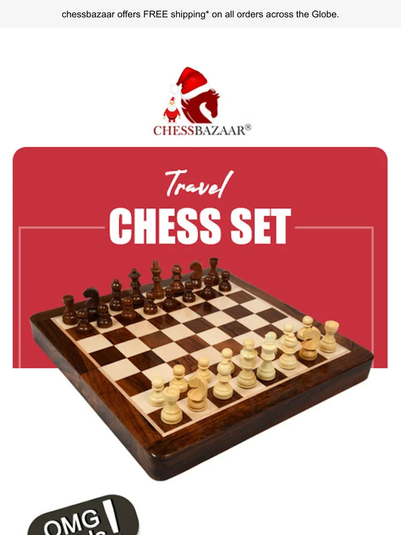 Chess Bazaar: Magnetic Travel Chess Set – now at a flat 50% off! Checkmate boredom wherever you ...