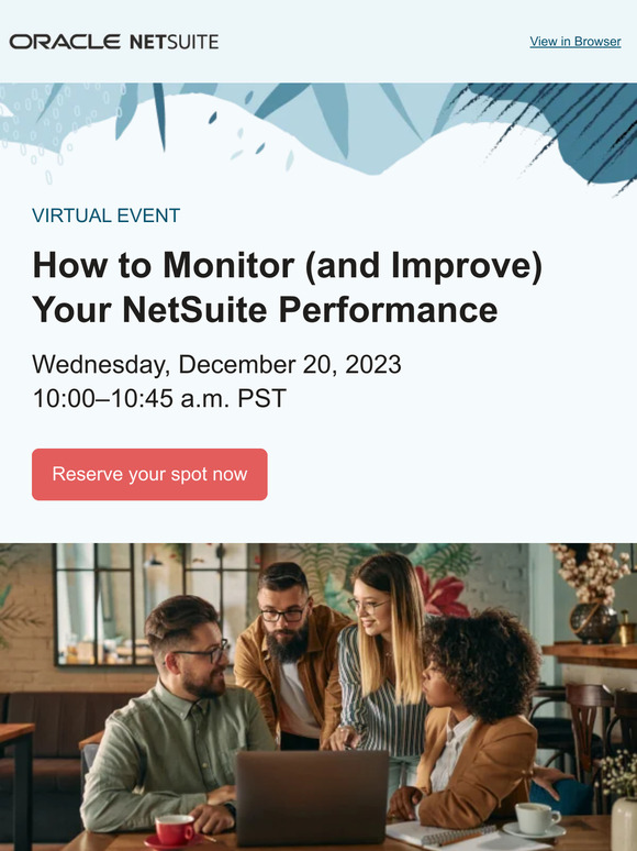 NetSuite: Virtual Event: How to Monitor (and Improve) Your NetSuite Performance | Milled