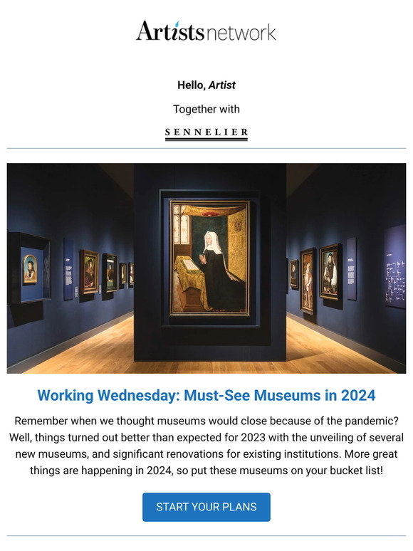 Artists Network: Must-See Museums | Milled