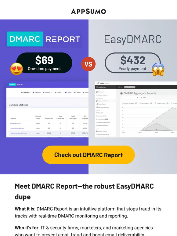 AppSumo: The DMARC Knight | Milled
