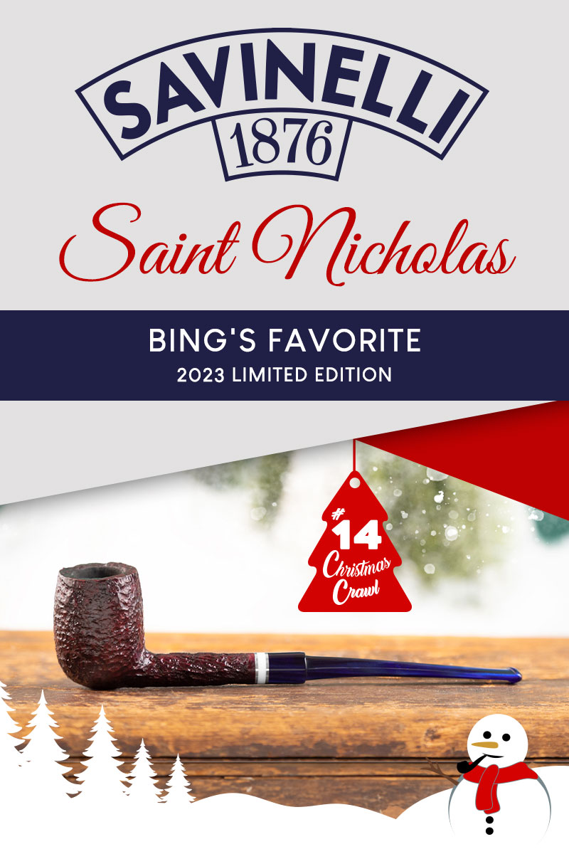 Smokingpipes.com: Savinelli Saint Nicholas Bing’s Favorite 2023 Pipes ...