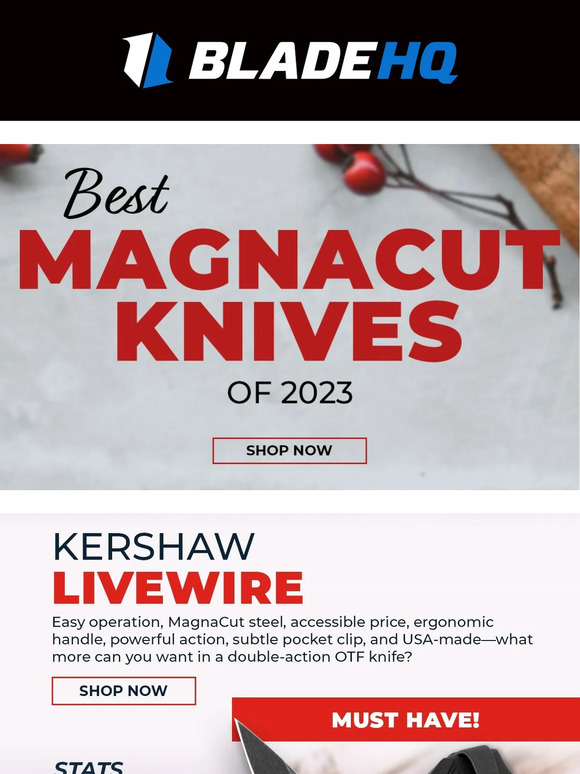 Blade HQ: Here are the best MagnaCut knives of 2023! | Milled