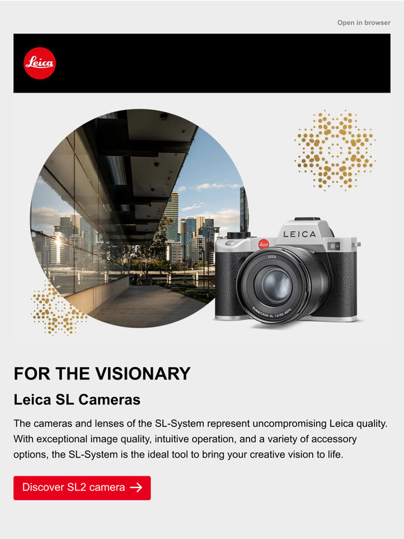 Leica: For the Visionary - Leica SL Cameras | Milled