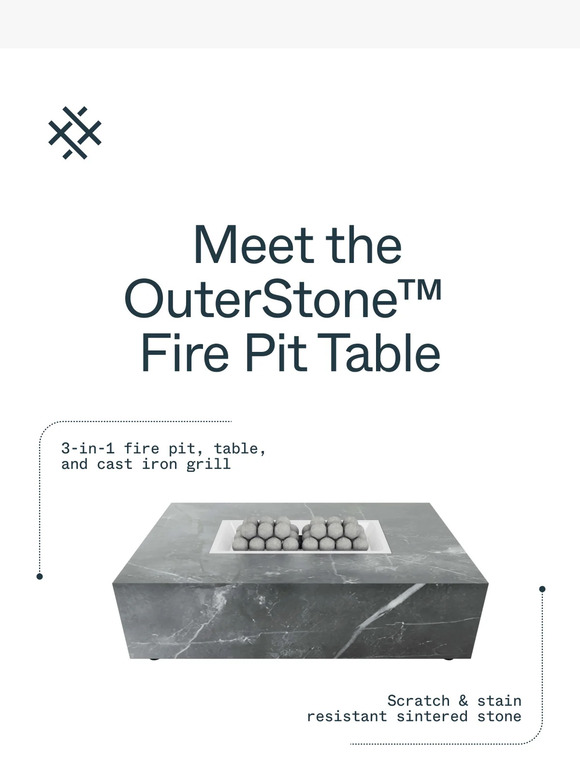 Outer: Learn More About Our OuterStone Fire Pit Table | Milled
