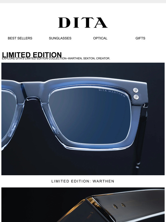 DITA Eyewear: Explore Limited Edition, Featuring WARTHEN, SEKTON, & CREATOR | Milled