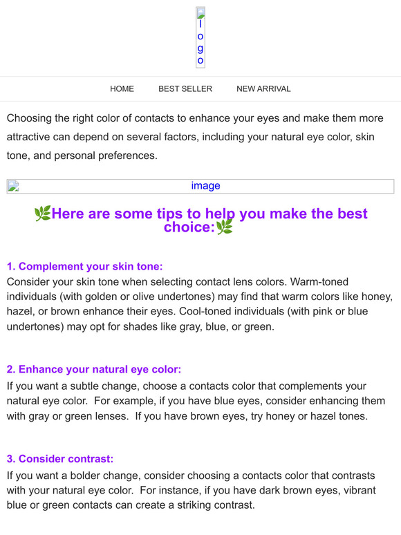 EYEVOS: 🎈How to choose the color of the contacts to make the eyes look ...
