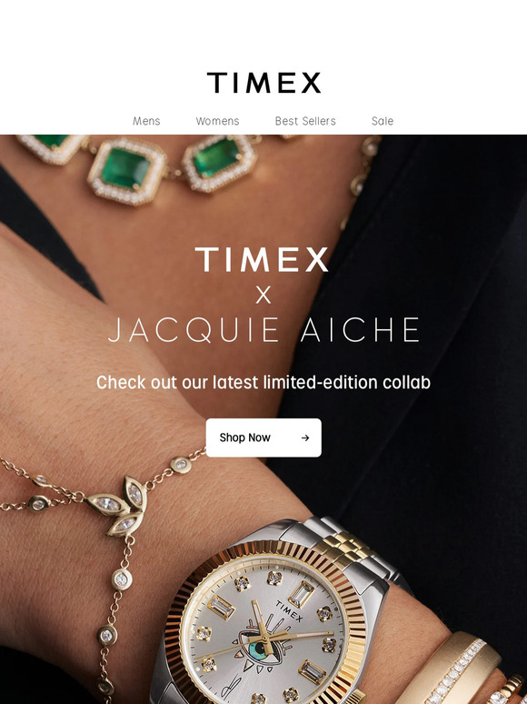 Timex: Limited-Edition Jacquie Aiche Watches - Radiate Elegance | Milled