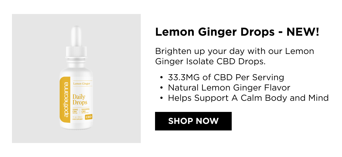 Apothecanna: The Perfect Pick-Me-Up: Our NEW Lemon Ginger Drops 🍋 | Milled