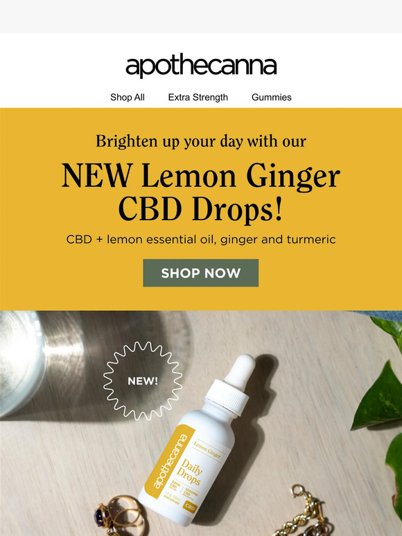 Apothecanna: The Perfect Pick-Me-Up: Our NEW Lemon Ginger Drops 🍋 | Milled