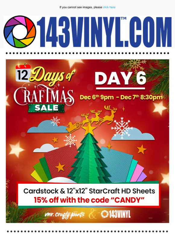 143Vinyl: StarCraft HD & Cardstock on the 6th Day of Craftmas! | Milled