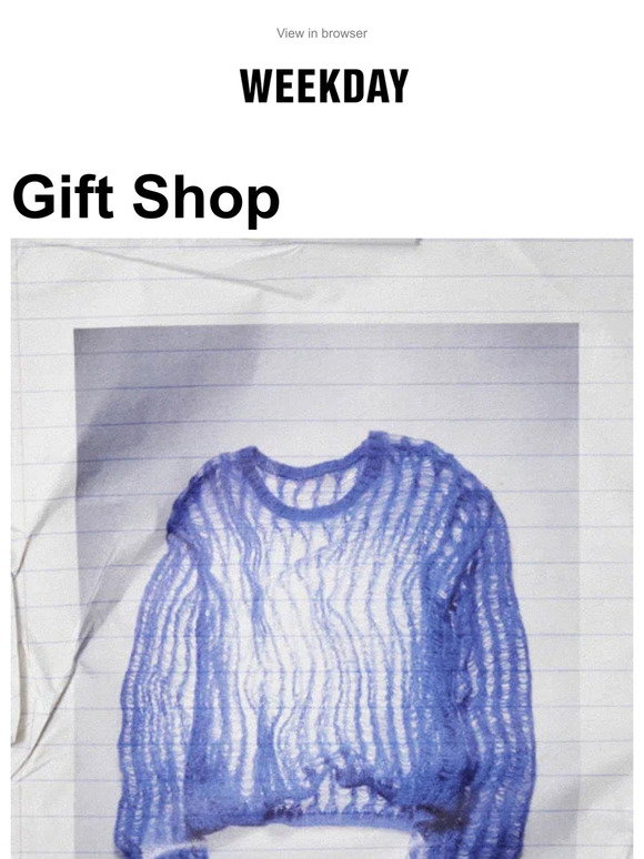 Weekday: The GIFT SHOP is now open | Milled