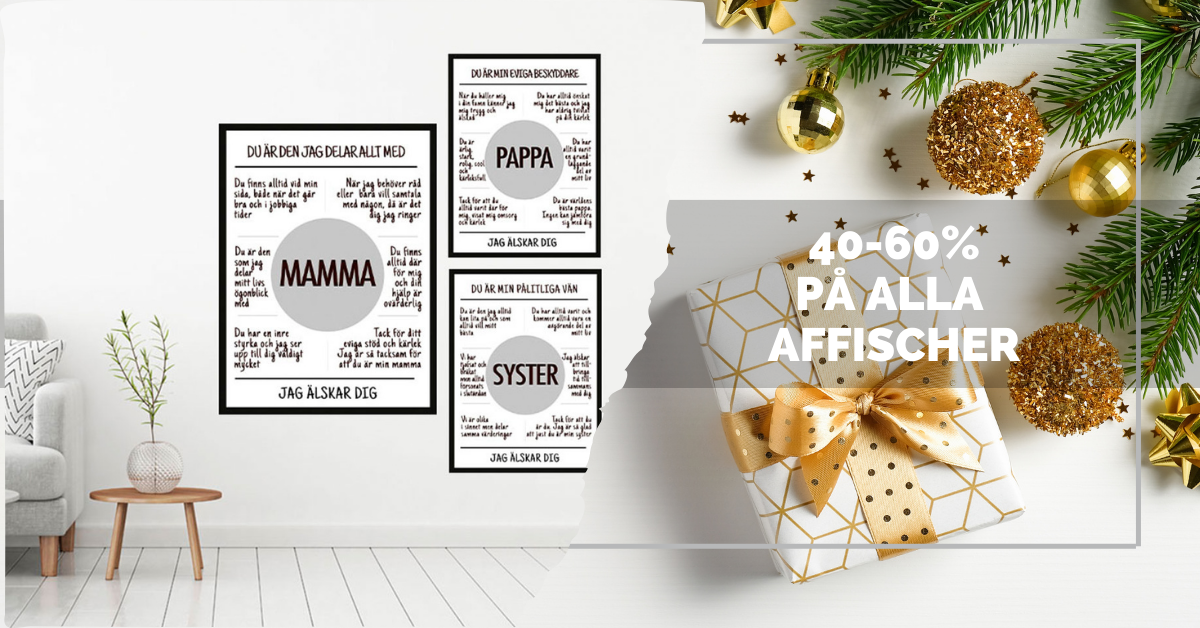 PostersbyUS: DEN PERFEKTA JULKLAPPEN🎁 | Milled