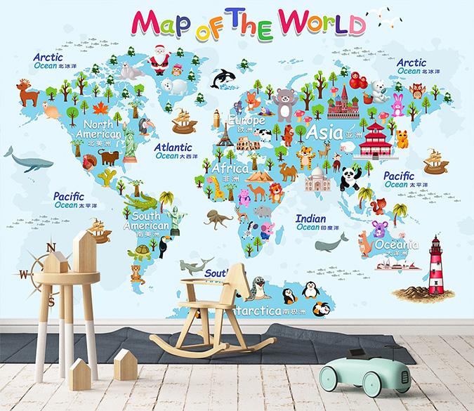 AJ Wallpaper: Intriguing geography world map wallpaper! The best idea ...